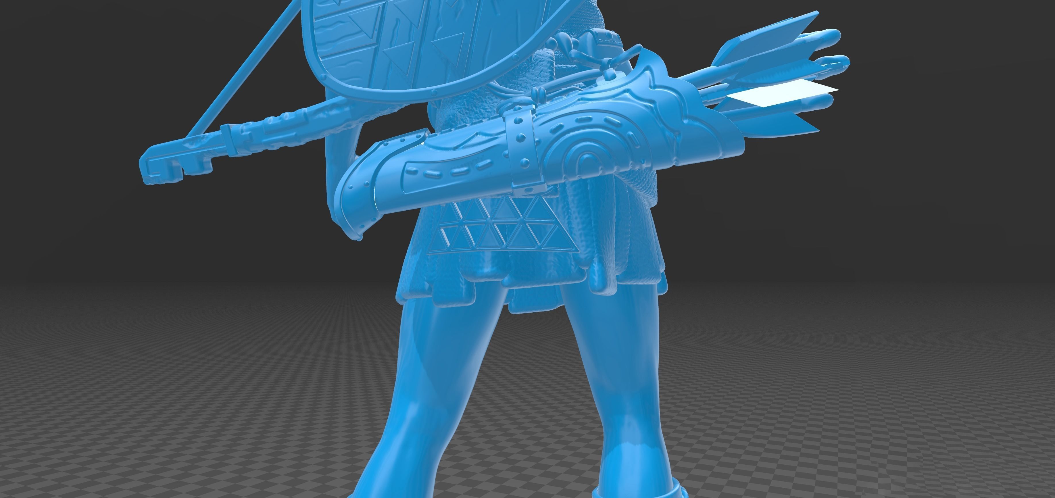 Link HD Statue - Zelda Tears Of The Kingdom - TOTK 3D model 3D ...