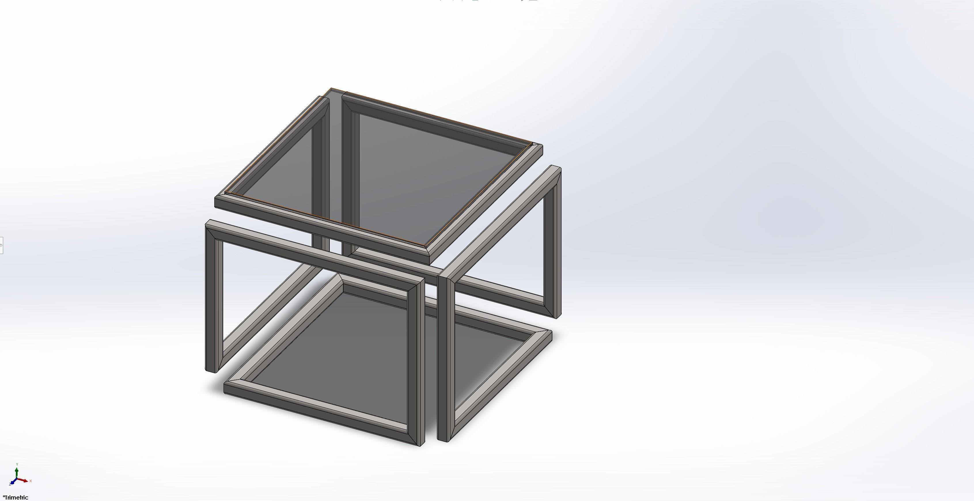 Infinity cube table free 3D model | CGTrader