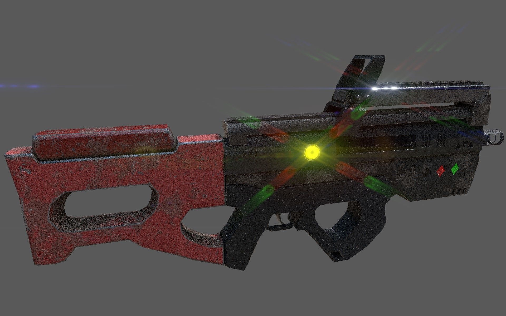 3D model Sci - fi PUBG PBR Gun game ready asset VR / AR / low-poly ...