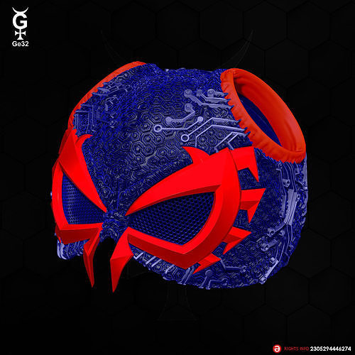 SPIDER CAT 2099 - MASK 3D model 3D printable | CGTrader