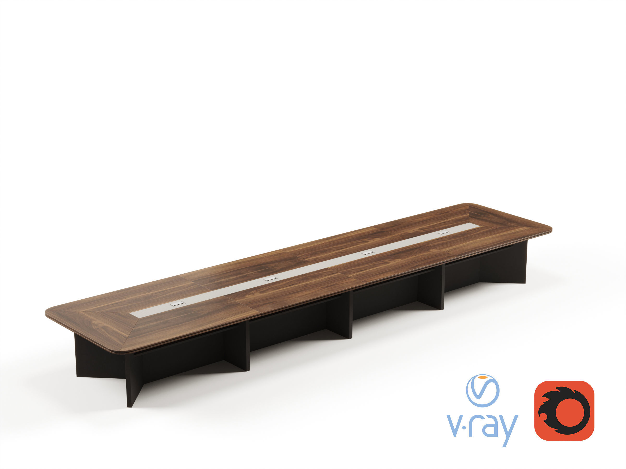 Modern Office Meeting Table For Director free 3D model | CGTrader