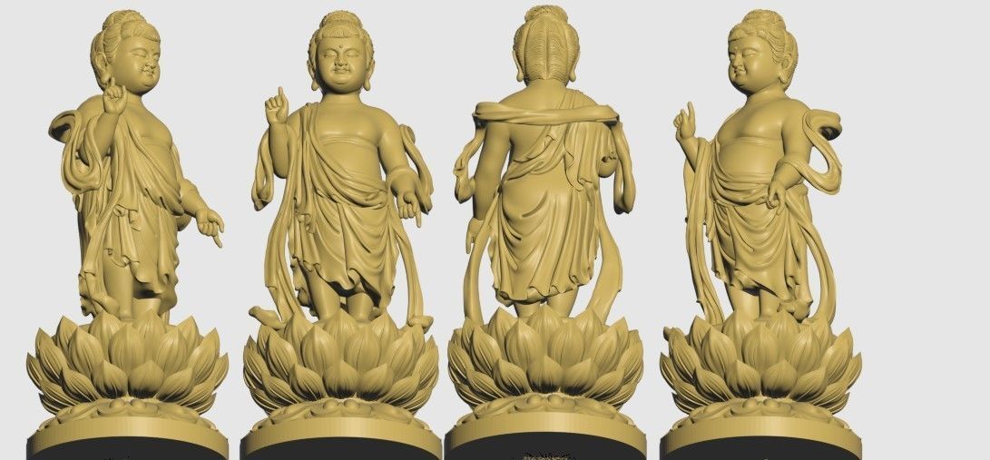 3D PRINTED MODEL OF BUDDHA BIRTH MODEL 3D model 3D printable | CGTrader