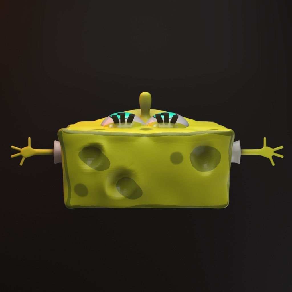 SPONGEBOB FAN ART 3D model | CGTrader