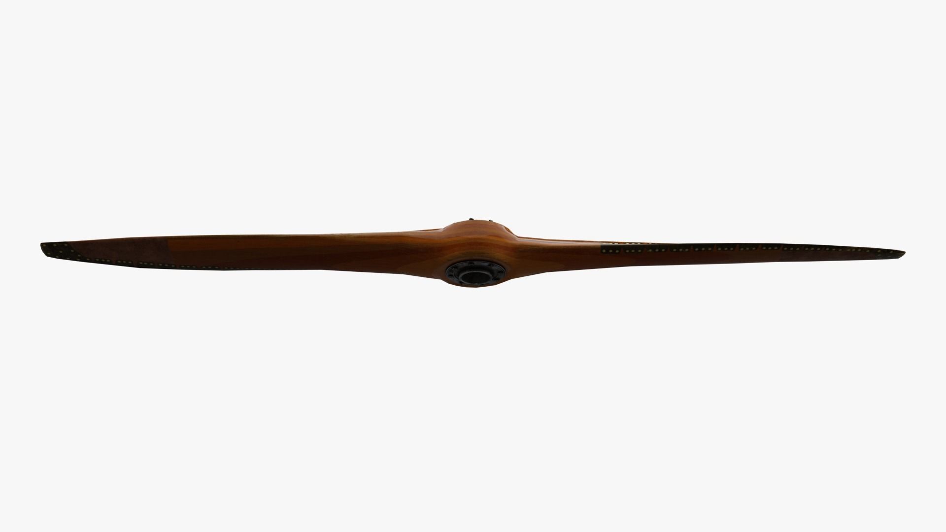 Vintage aircraft wooden propeller with hub 3D model | CGTrader