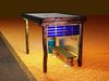 3D model Cyberpunk bus stop concept project save water VR / AR / low ...