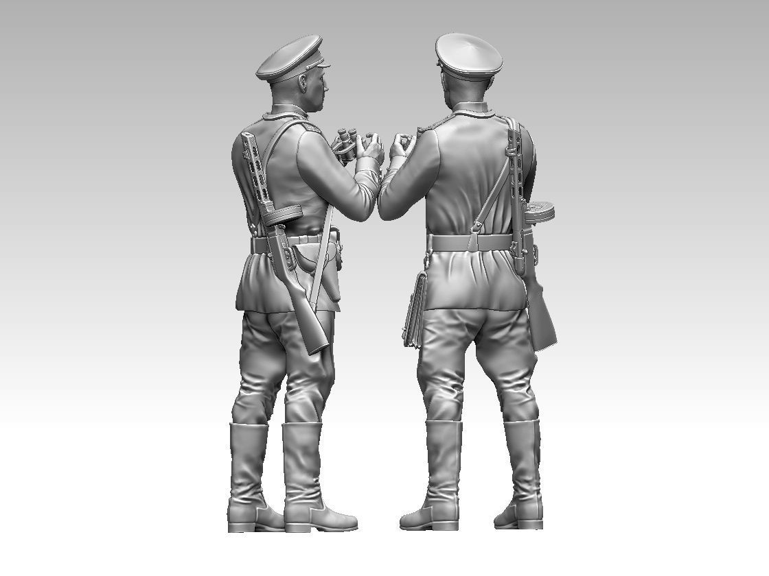 russian soldier 3D model 3D printable | CGTrader
