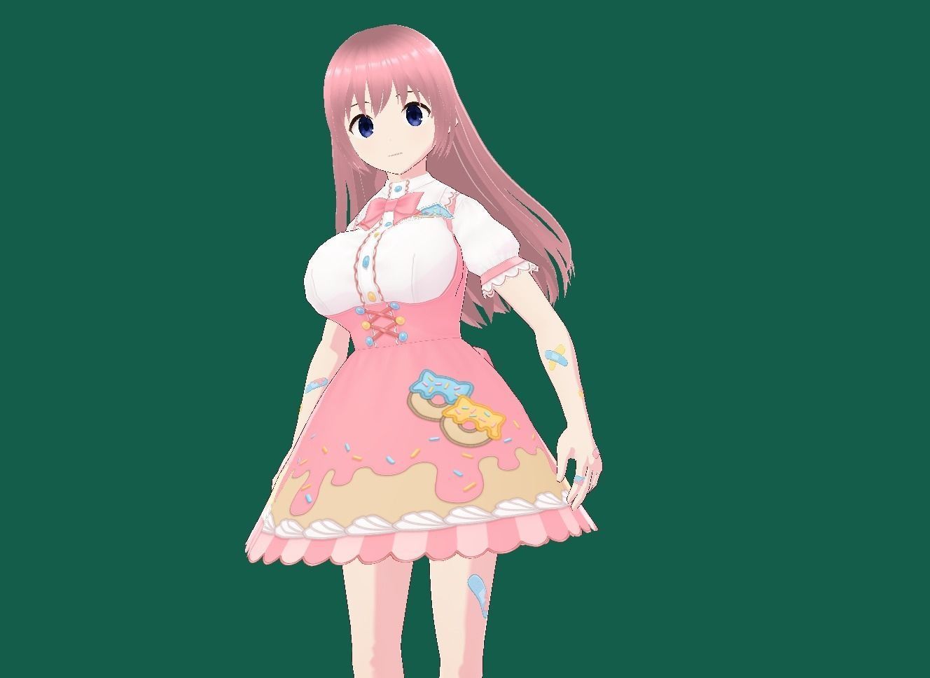 3D model Bocchi the Rock Adult VRChat Avatar 3D model VR / AR / low ...