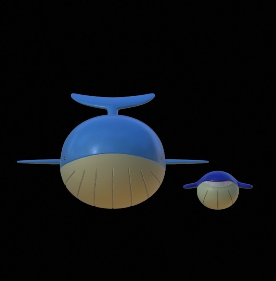 WAILMER WAILORD POKEMON 3D model 3D printable | CGTrader