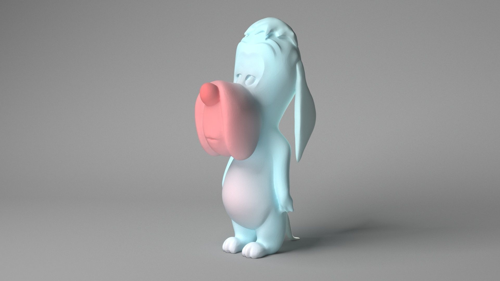 Droopy 3D model 3D printable | CGTrader