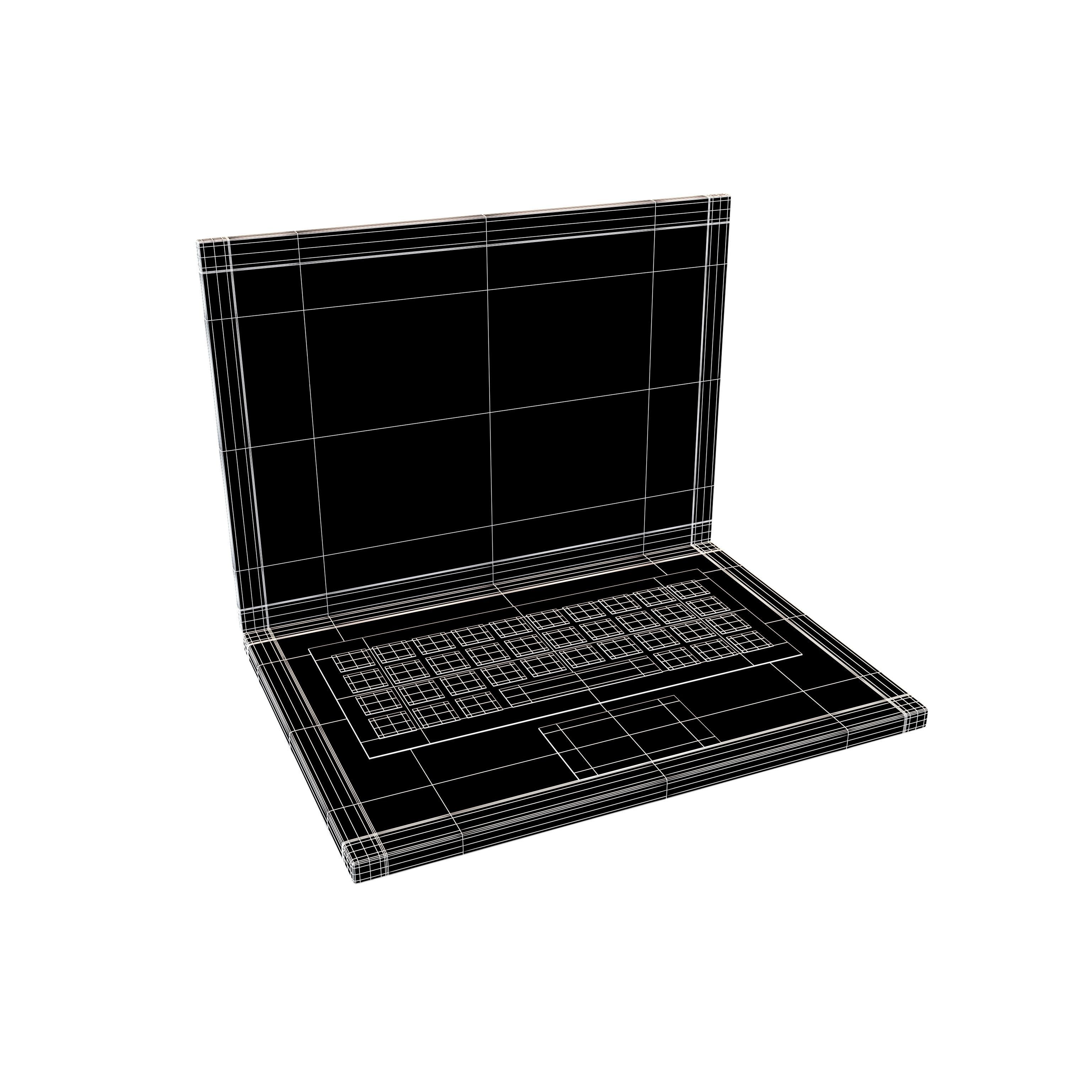 3D model Laptop Icon V2 001 VR / AR / low-poly | CGTrader