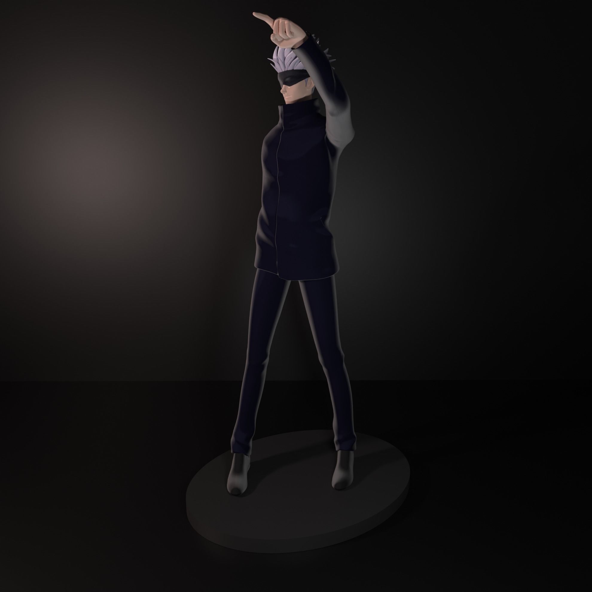 Satoru Gojo 3D model 3D printable | CGTrader