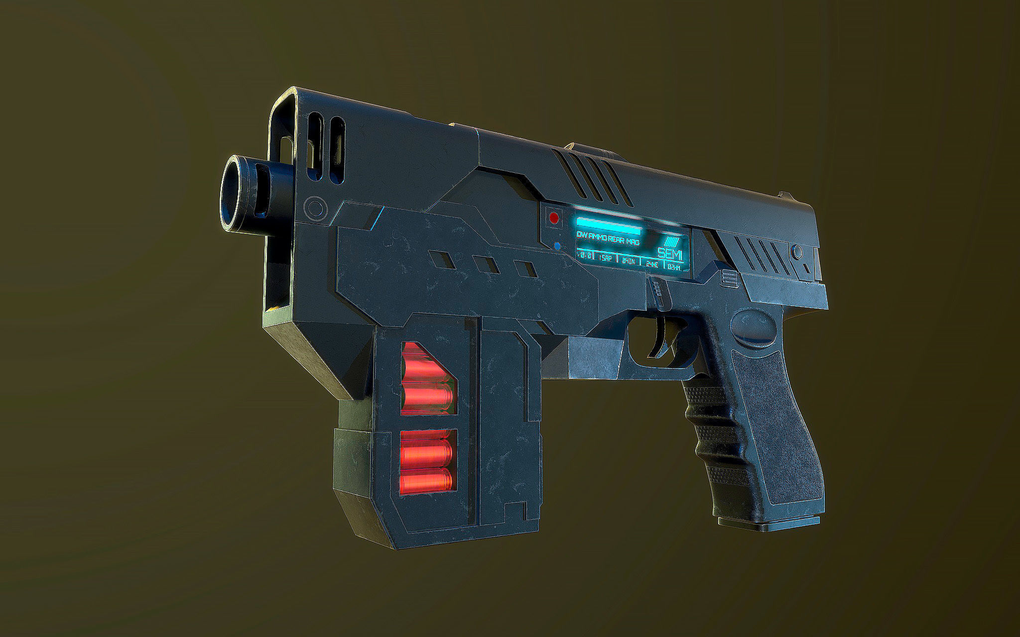 The Lawgiver MK2 Judge Dredd 3D model | CGTrader