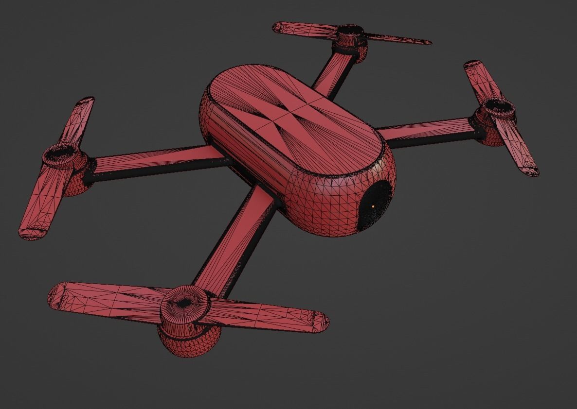Camera Drone Pbr 3D model | CGTrader