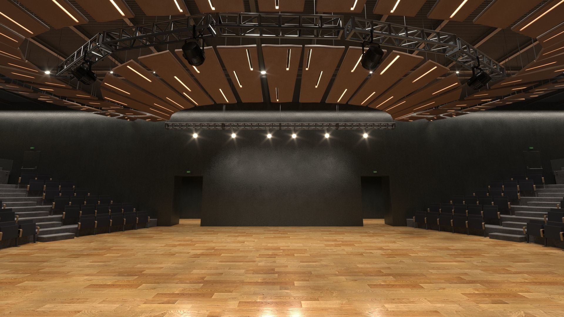 Theater or Concert Hall 3D model | CGTrader