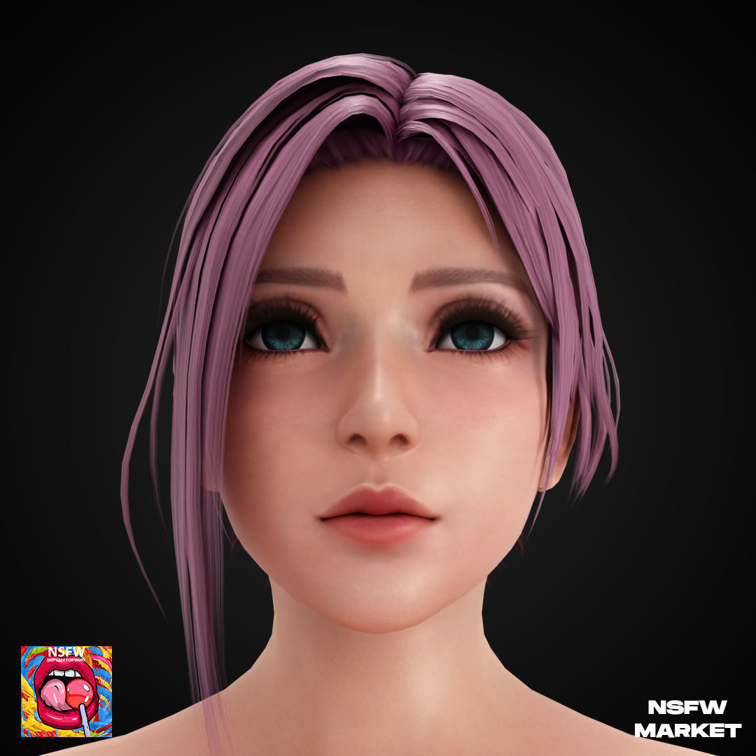 3D model EXCLUSIVE EDITION RIGGED CHARACTER ELISE VR / AR / low-poly ...