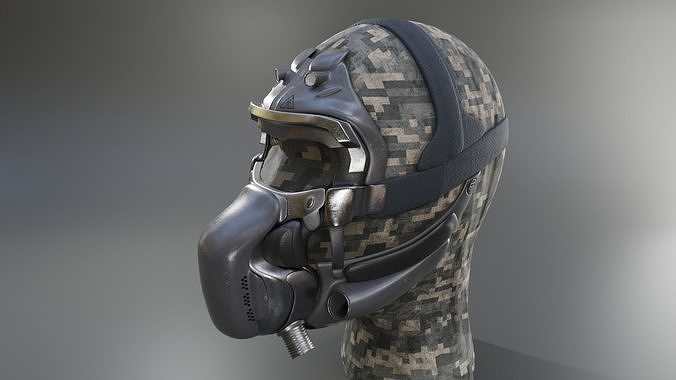 Pilot Mask Sci Fi 3D model | CGTrader