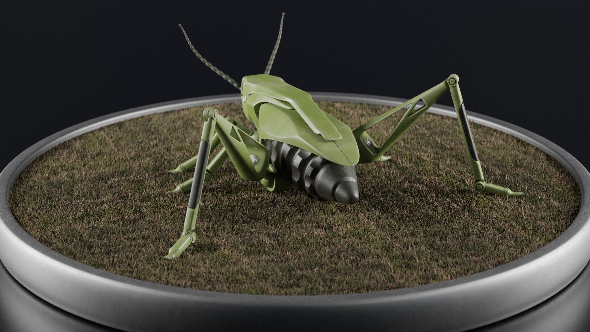 3D model Grasshopper - an innovative explosive device VR / AR / low ...