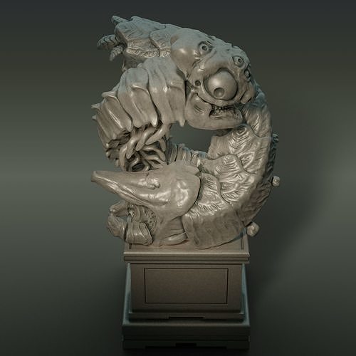 Nug and Yeb Statuette 3D model | CGTrader