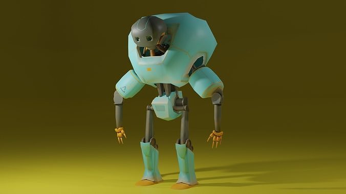 Stylized Robot free VR / AR / low-poly 3D model | CGTrader