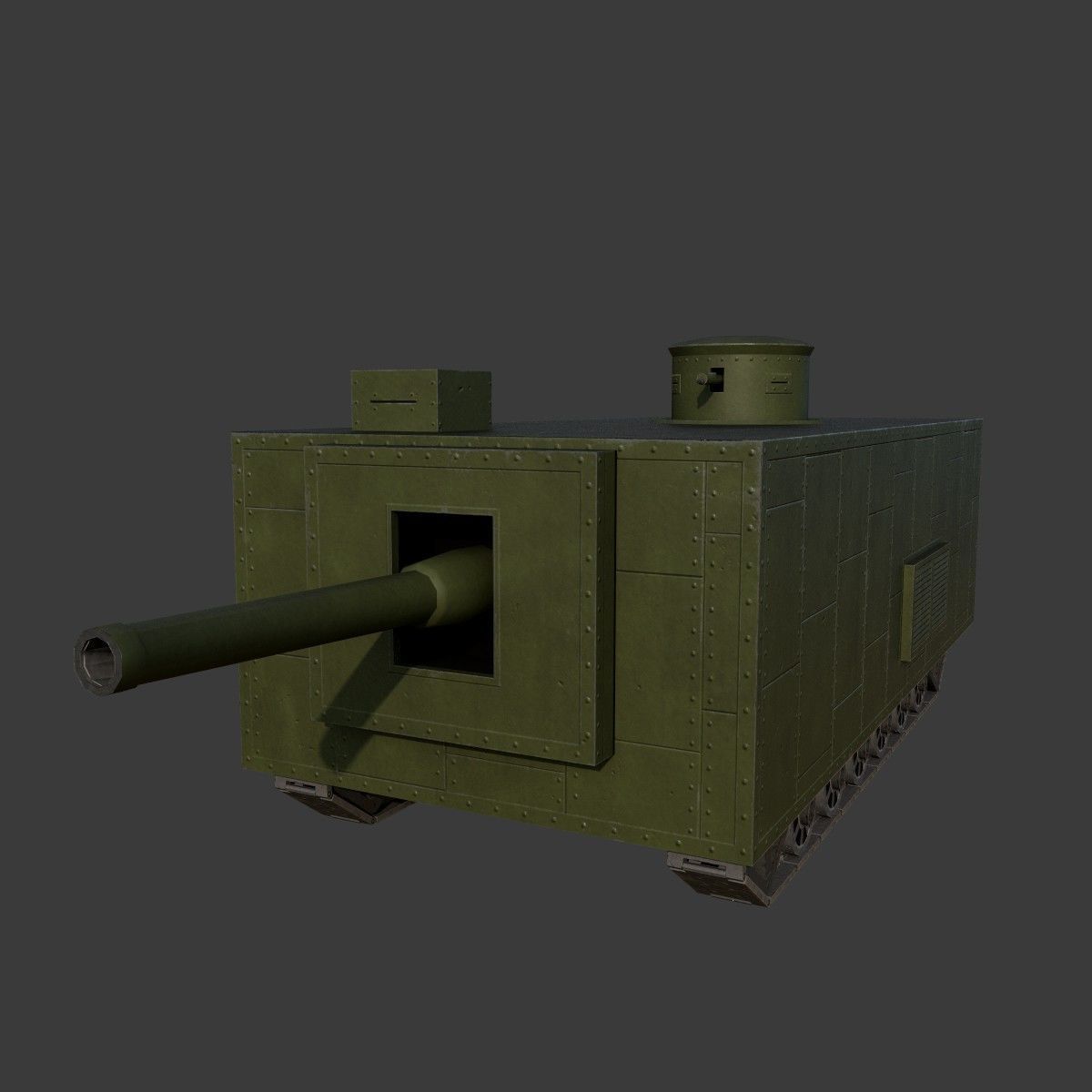 3D model Tank Project by Mendeleev VR / AR / low-poly | CGTrader