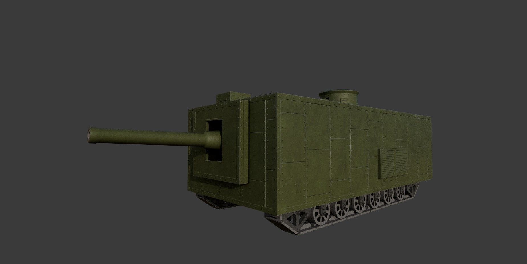 3D model Tank Project by Mendeleev VR / AR / low-poly | CGTrader