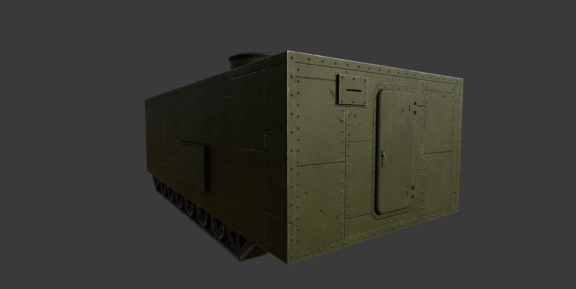 3D model Tank Project by Mendeleev VR / AR / low-poly | CGTrader