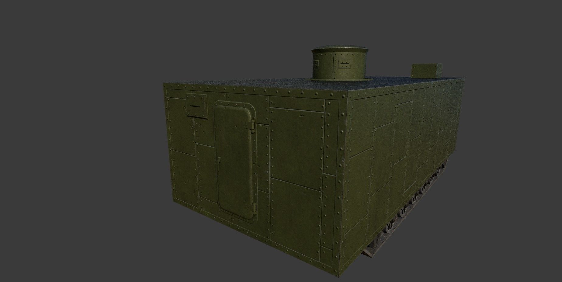 3D model Tank Project by Mendeleev VR / AR / low-poly | CGTrader