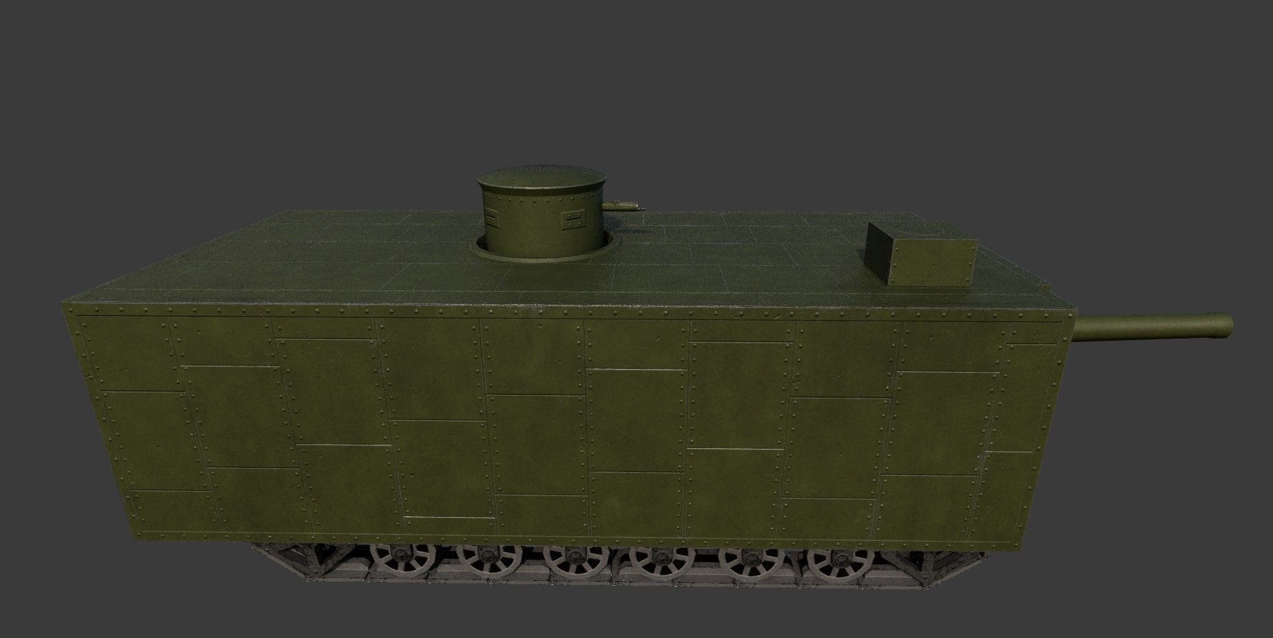 3D model Tank Project by Mendeleev VR / AR / low-poly | CGTrader