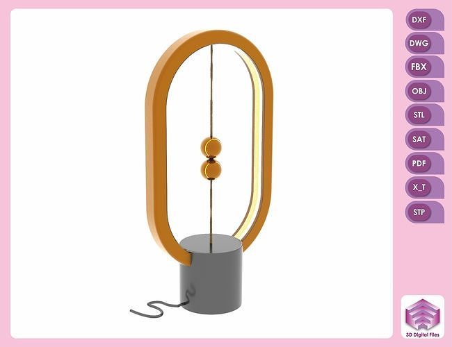 3D model LED LIGHT TABLE LAMP VR / AR / low-poly | CGTrader