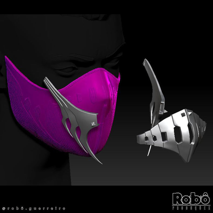 MORTAL KOMBAT 1 MILEENA MASK COSPLAY 2023 3D model 3D printable | CGTrader
