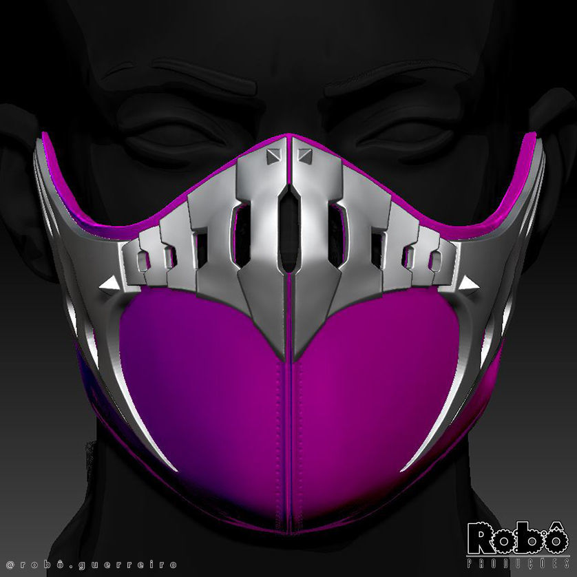 MORTAL KOMBAT 1 MILEENA MASK COSPLAY 2023 3D model 3D printable | CGTrader