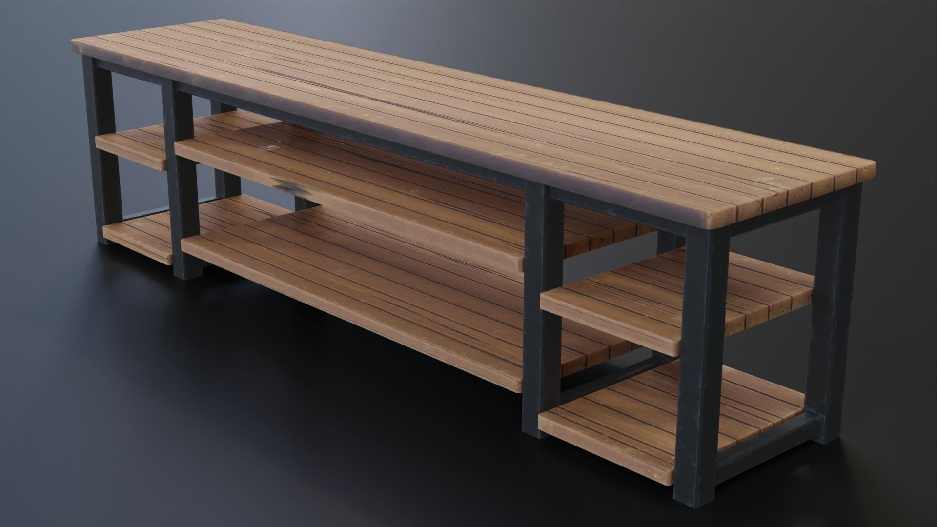 3D model TV Stand Cabinet VR / AR / low-poly | CGTrader