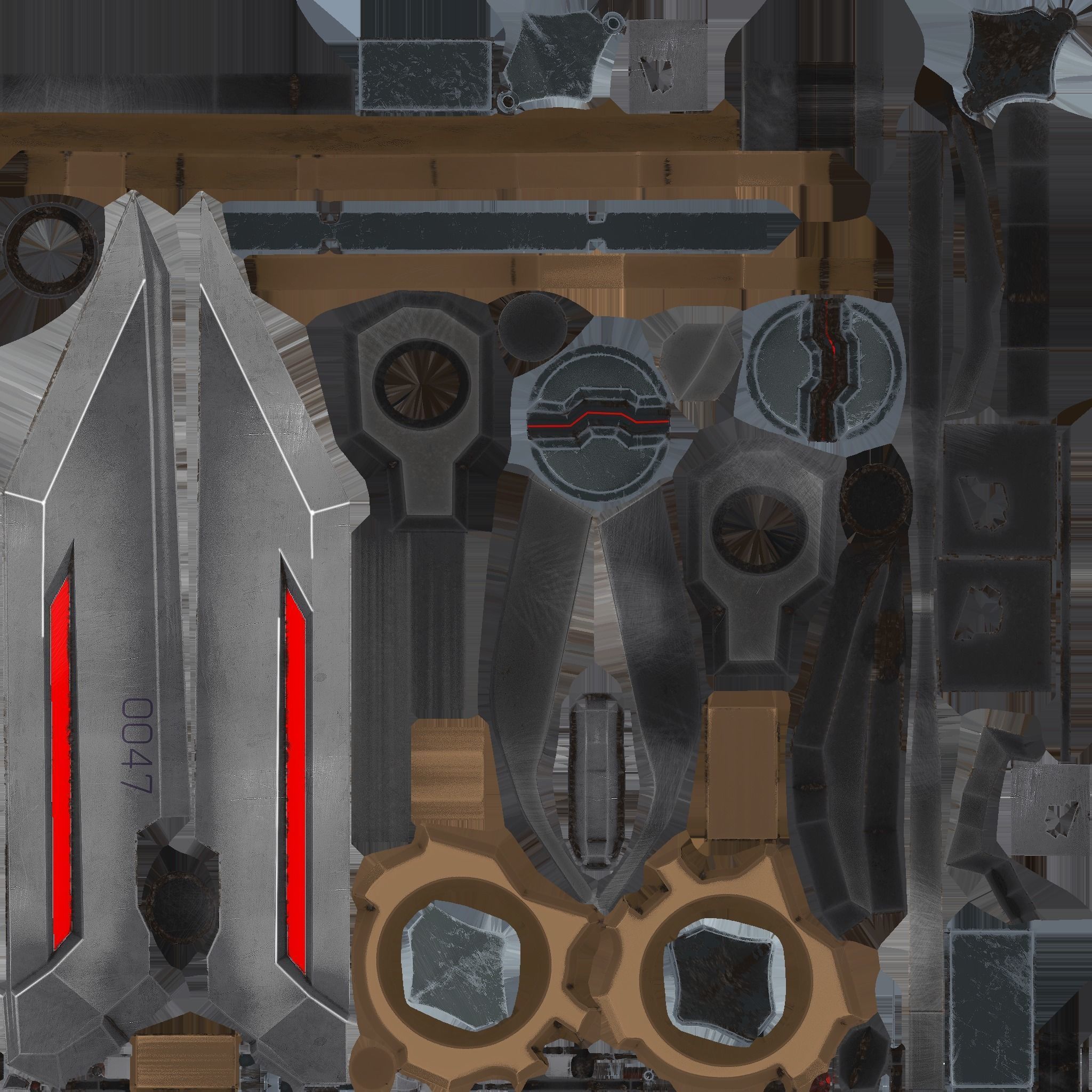 3D model Mech Sword VR / AR / low-poly | CGTrader