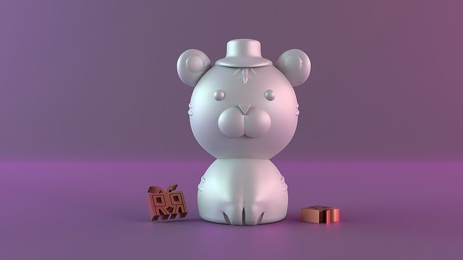 tiger cute 3D model 3D printable | CGTrader