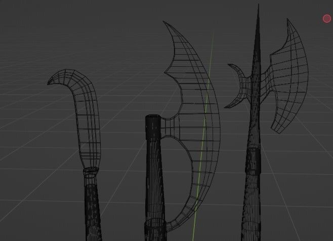 Medieval polearms part 1 - Billhook bardiche and halberd free VR / AR / low-poly 3D model | CGTrader