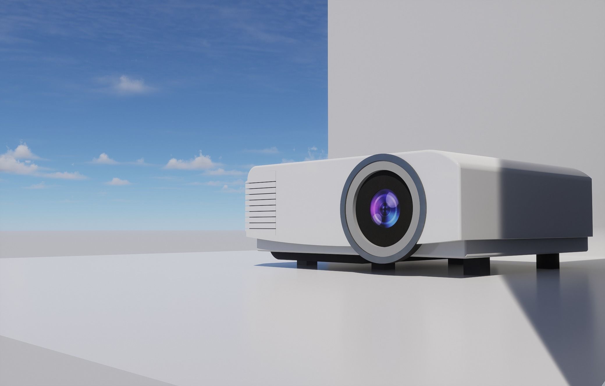 Projector 3d model 3D model | CGTrader