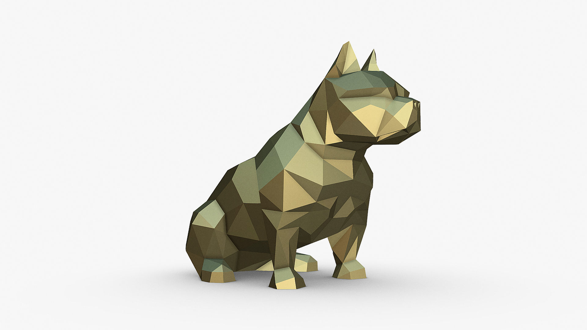 American Bully 3D model 3D printable | CGTrader