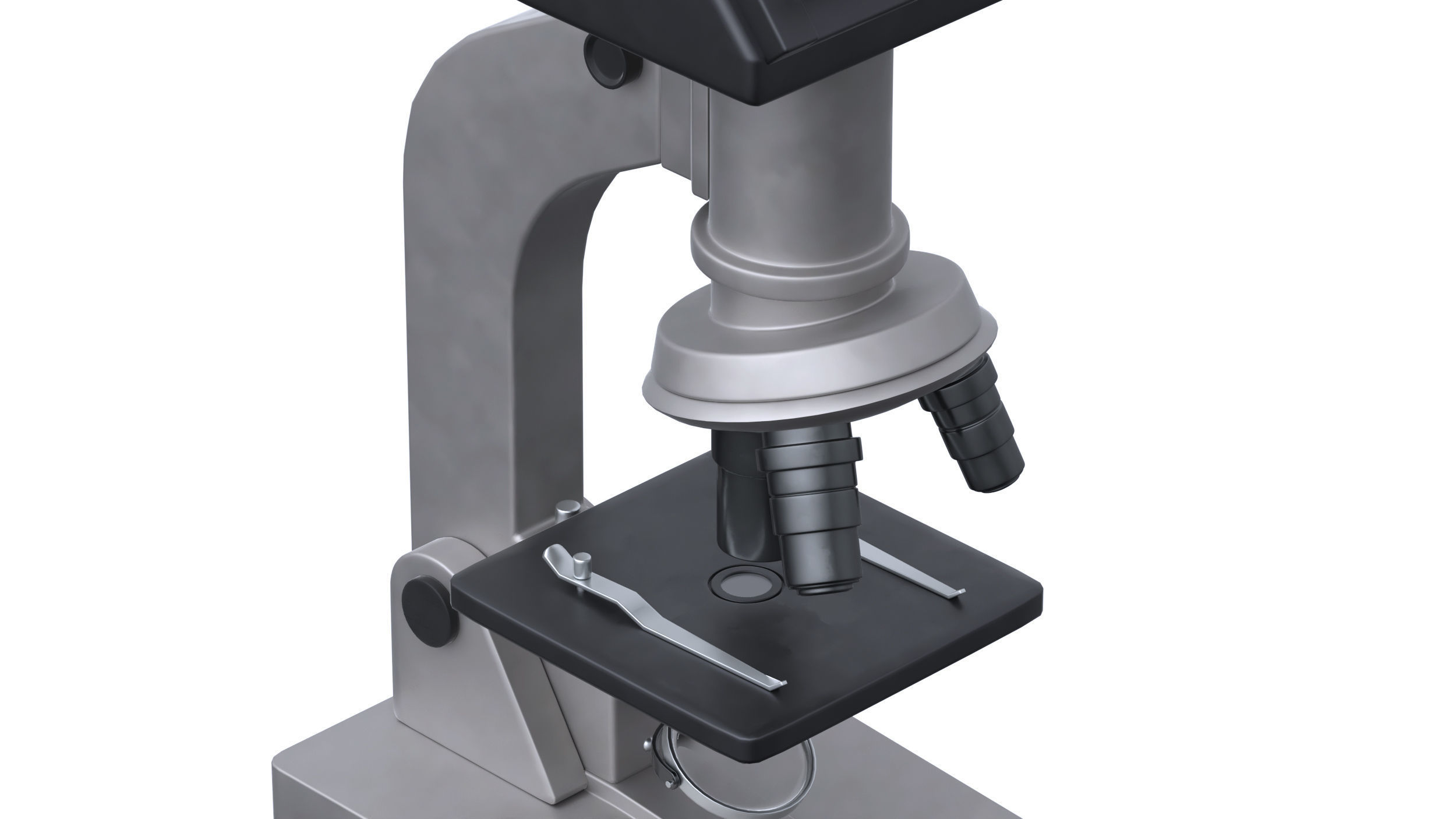Microscope 3D model | CGTrader