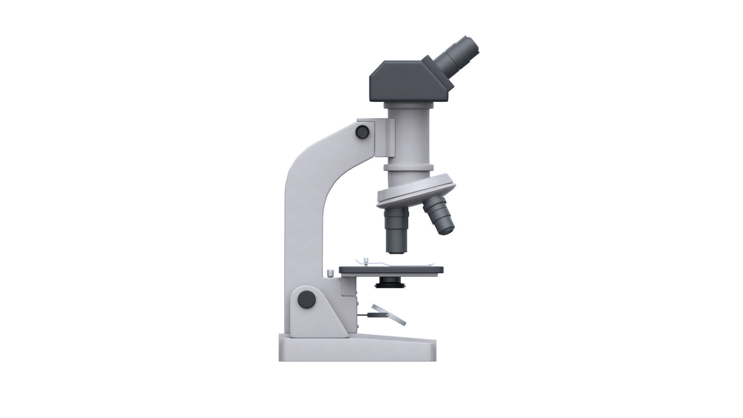Microscope 3D model | CGTrader