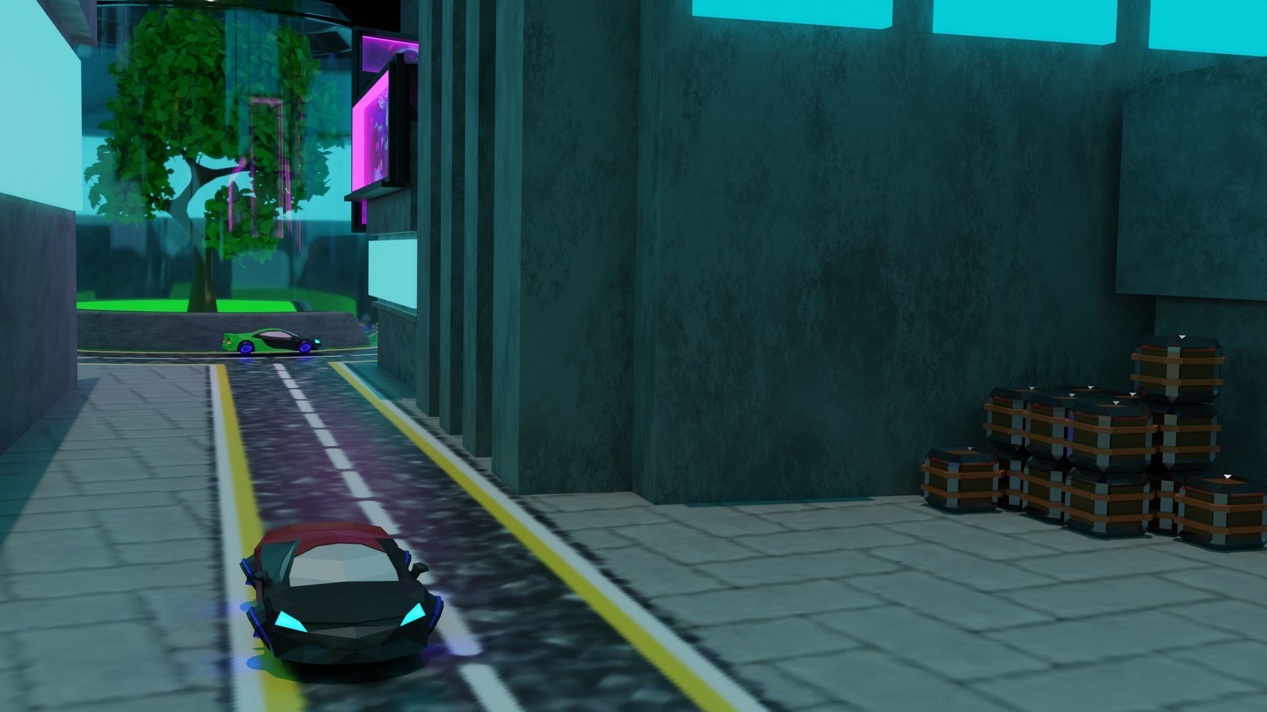 3D model Metropolis Megalopolis Cosmopolis Town Sci fi Future VR / AR ...