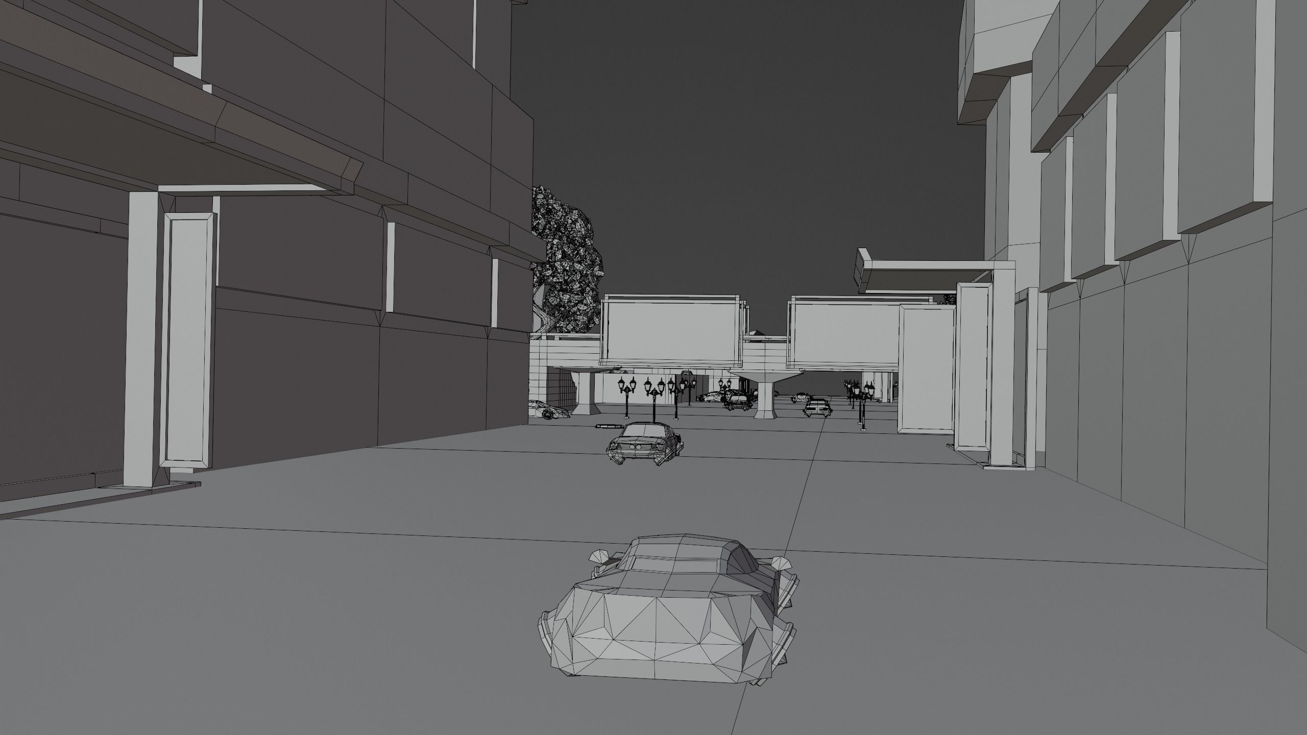 3D model Metropolis Megalopolis Cosmopolis Town Sci fi Future VR / AR ...