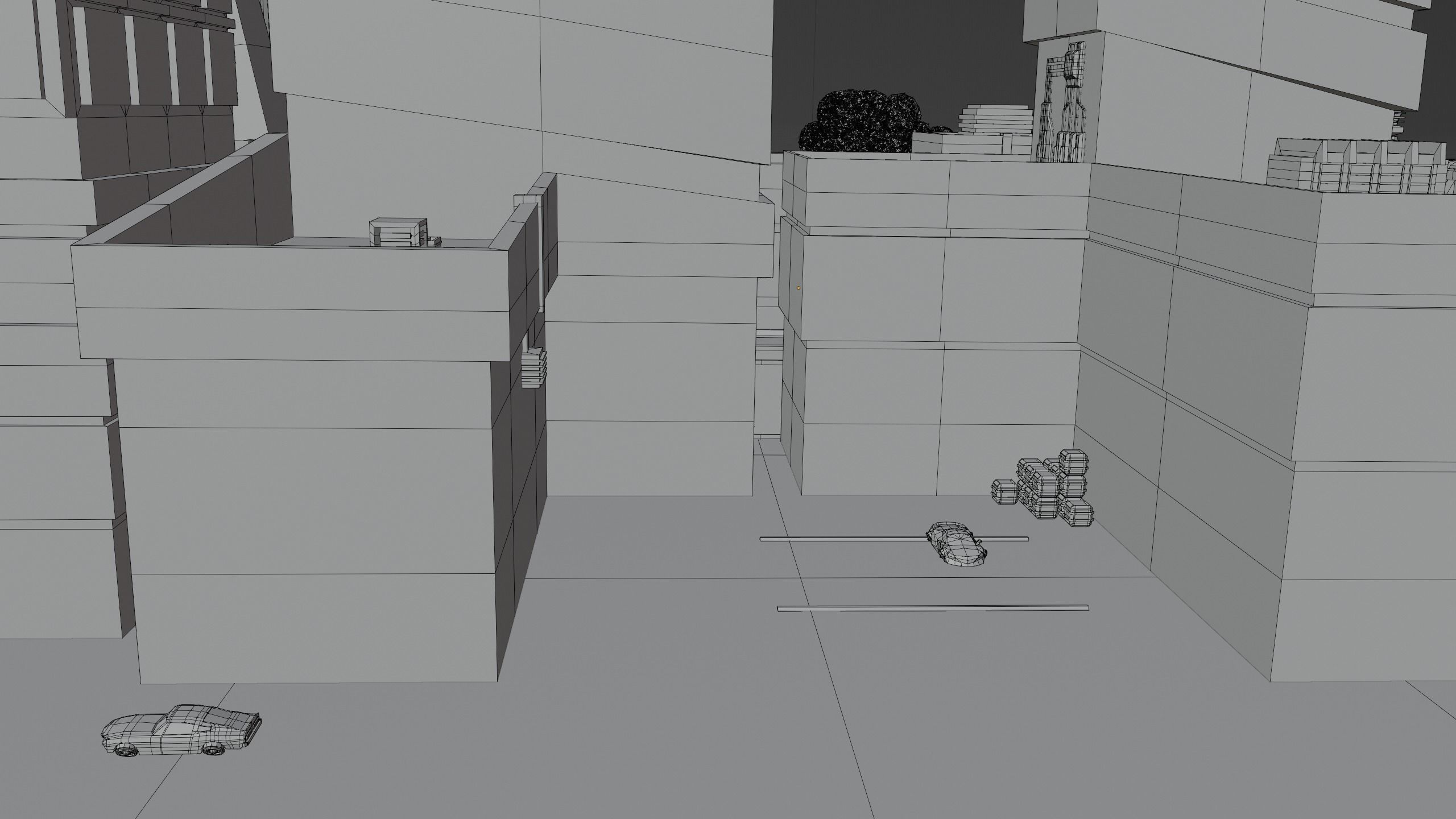 3D model Metropolis Megalopolis Cosmopolis Town Sci fi Future VR / AR ...