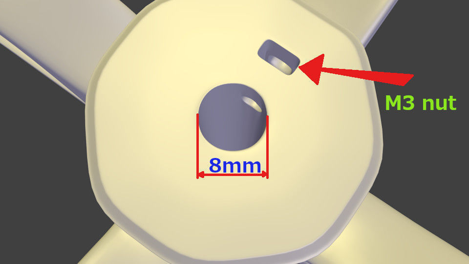 Mixer blade 3D model 3D printable | CGTrader