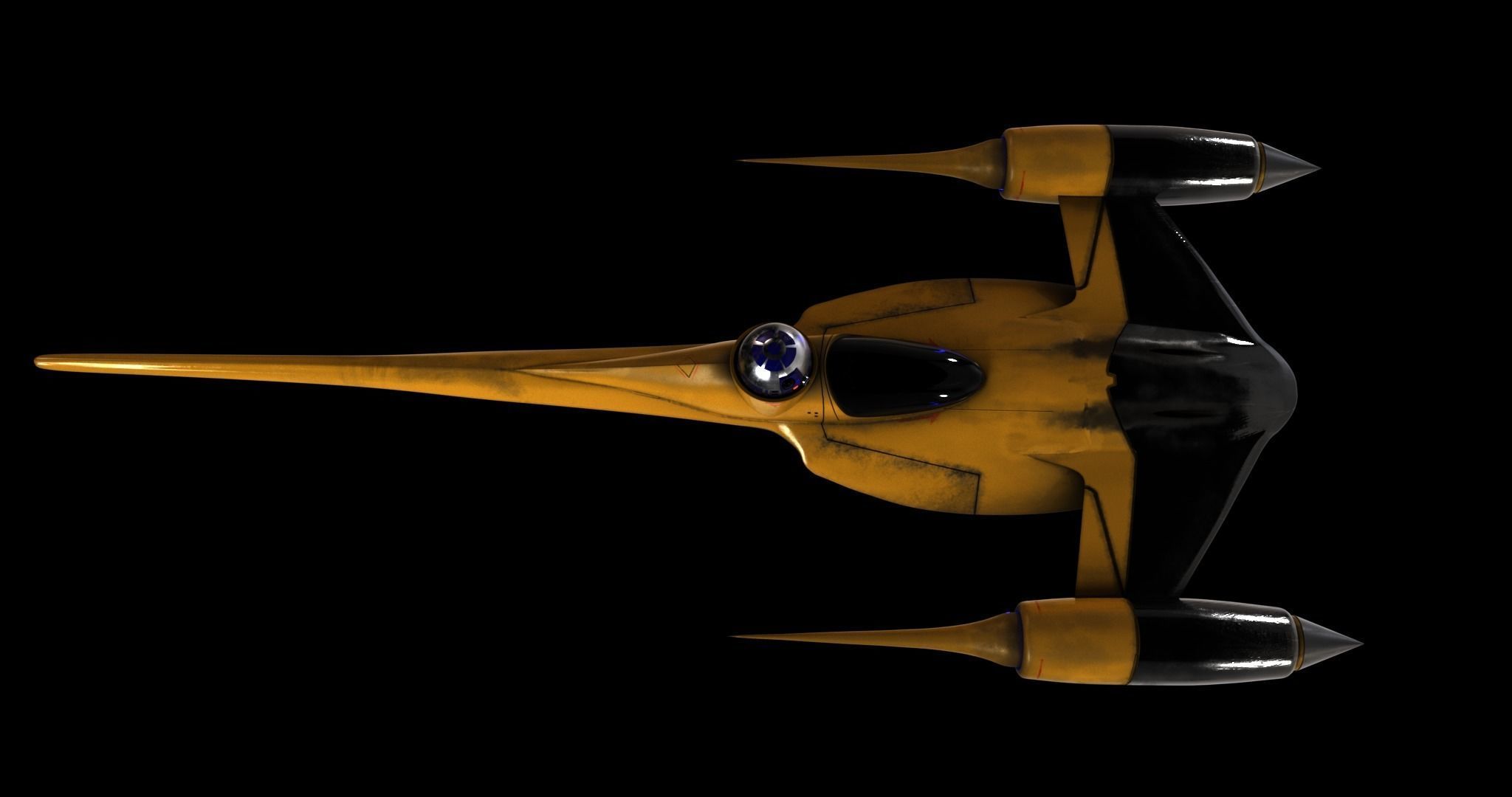 N1 Naboo Starfighter 3D model | CGTrader