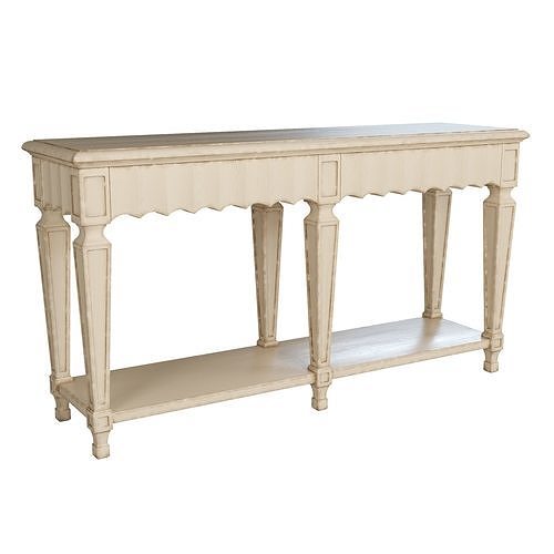 Oka Ruffelen Console Table 3D model | CGTrader