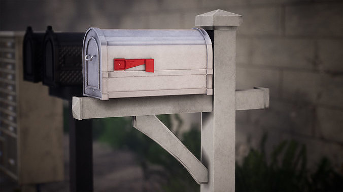 3D model Mailbox Package 44 Assets VR / AR / low-poly | CGTrader