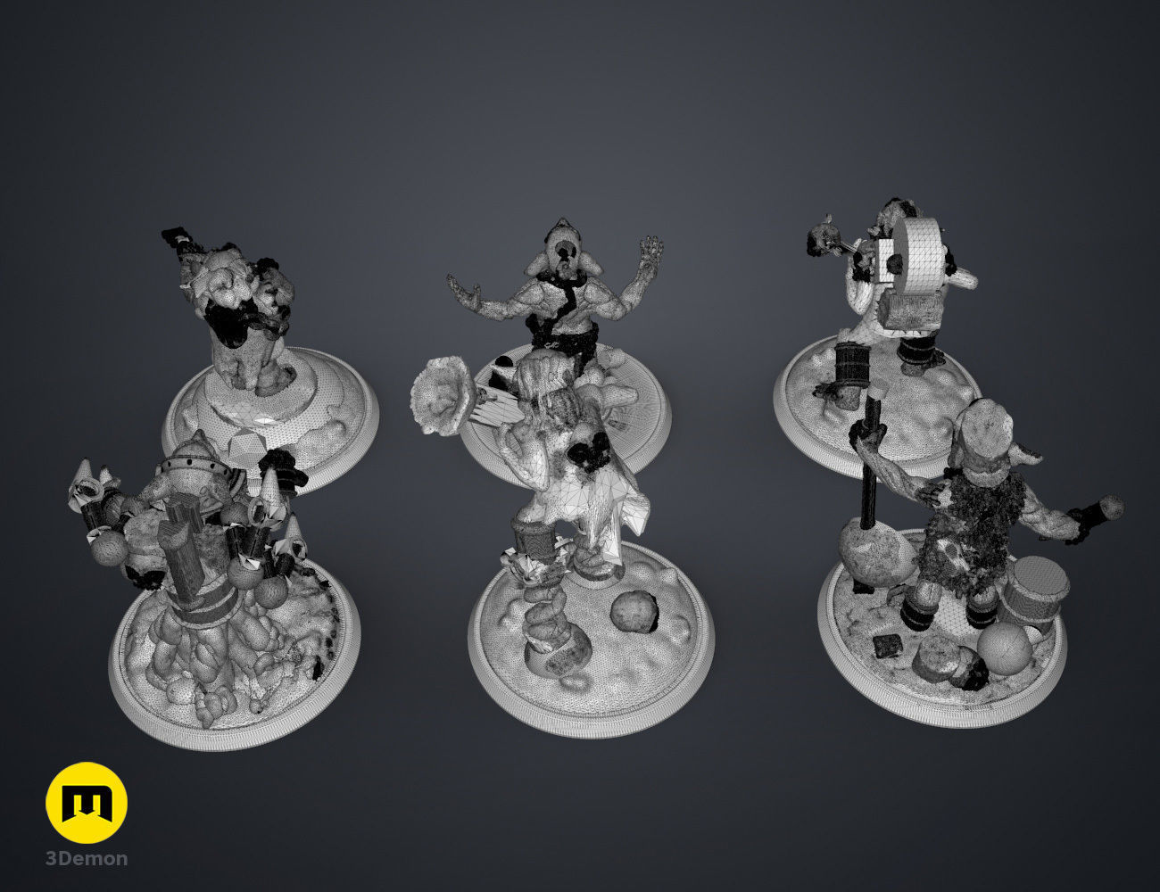 Goblin Band - DnD Set 3D model 3D printable | CGTrader