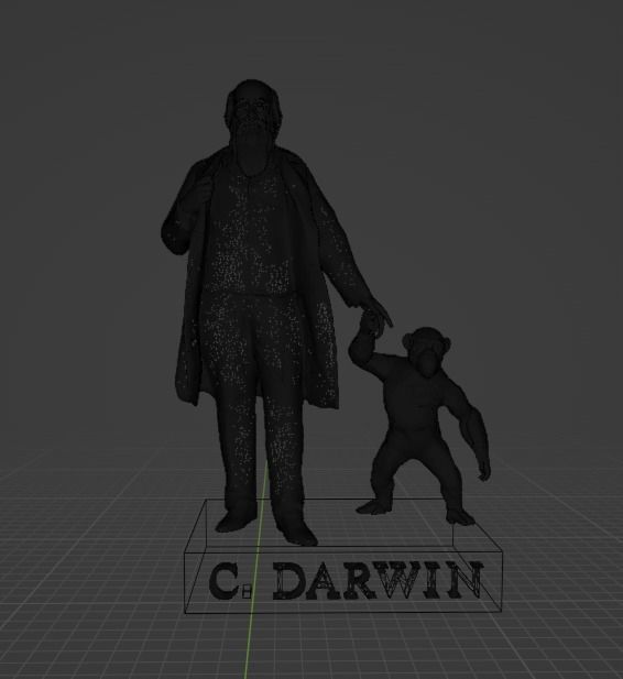 Charles Darwin 3D model 3D printable | CGTrader