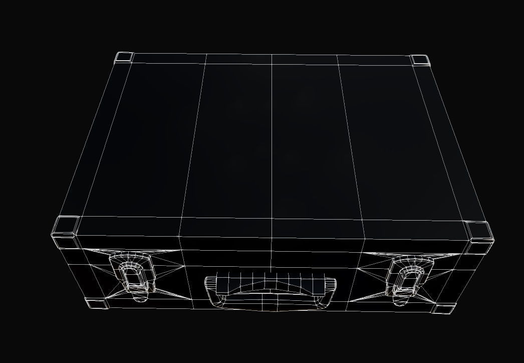 Suitcase aluminium free VR / AR / low-poly 3D model | CGTrader