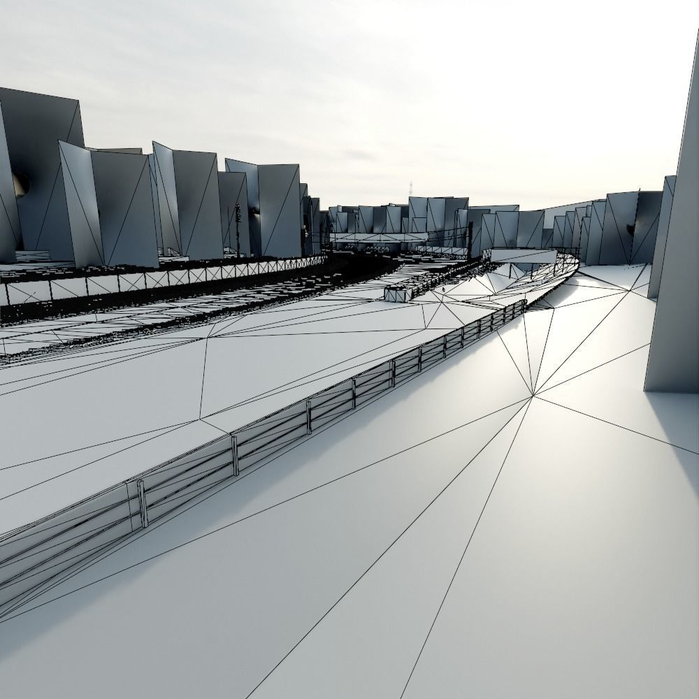 3D model Monza Circuit - Autodromo Di Monza - Italy VR / AR / low-poly ...